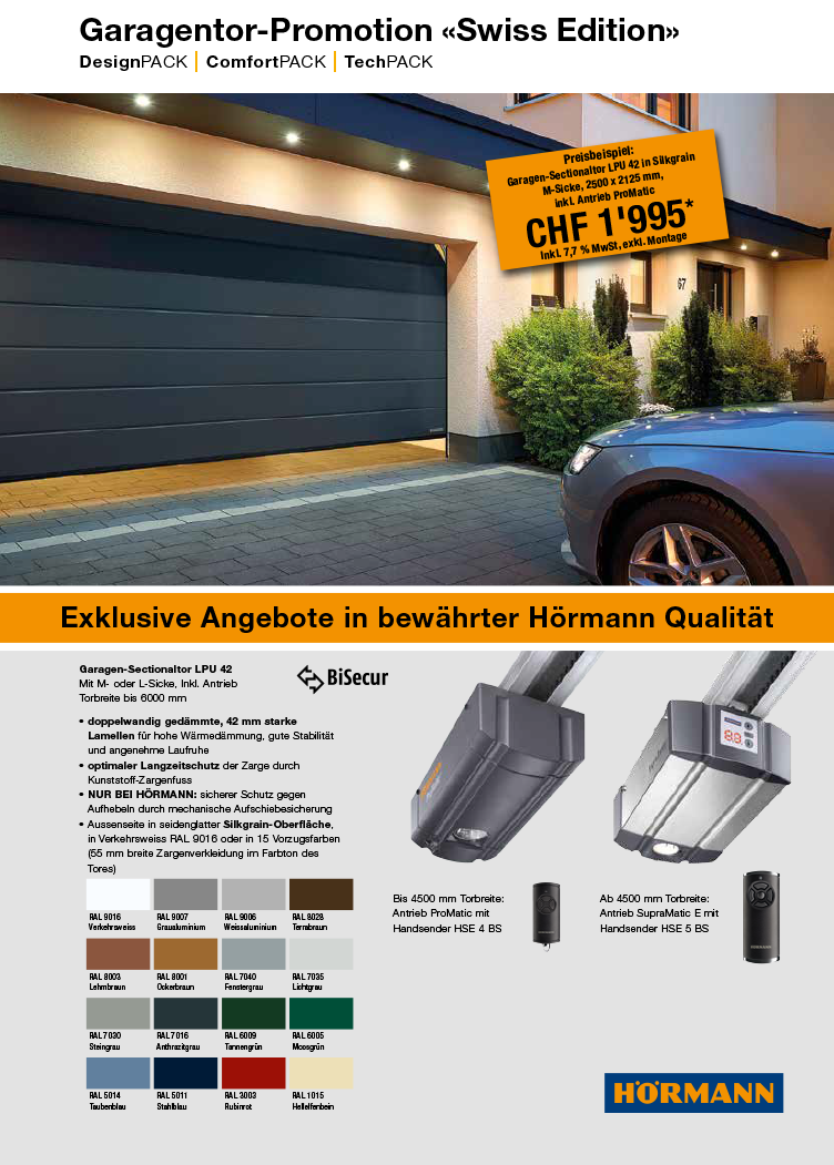 Hoermann.ch | Qualität aus einer Hand ohne Kompromisse